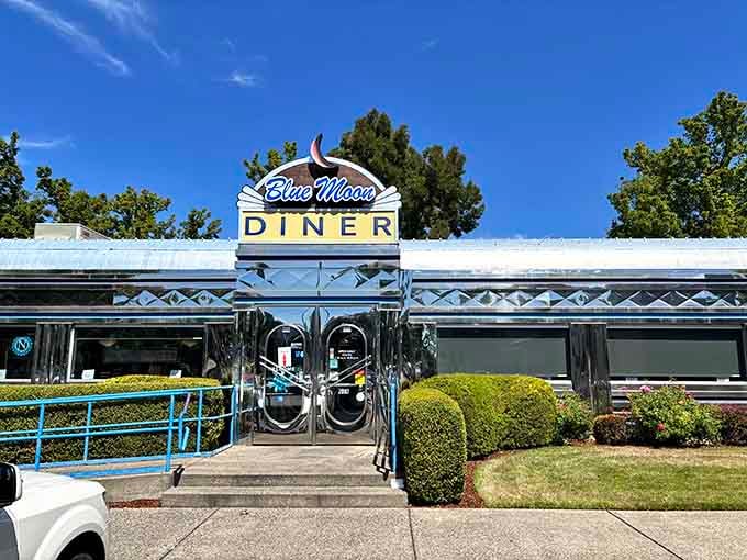 That gleaming chrome exterior isn't just for show; it's a beacon calling you back to simpler times.