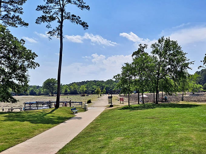 The entrance to diamond hunting paradise &ndash; where ordinary dirt holds extraordinary treasures waiting to be discovered by anyone with patience and sharp eyes.