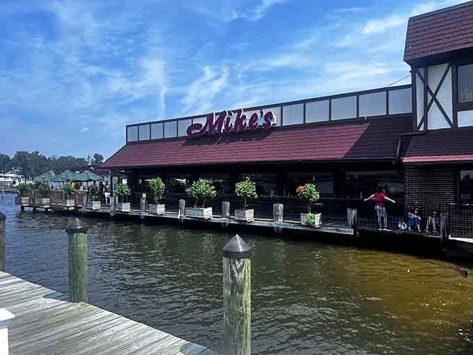 That Tudor-style exterior isn't fooling anyone, this is where serious crab lovers come to worship at the altar of Old Bay.