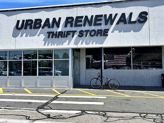 The unassuming exterior of Urban Renewals in Roslindale hides a treasure trove within. Like a Vegas casino, once you enter, you may lose all track of time.