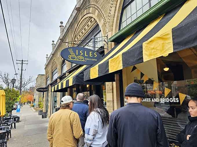 The line forming outside isn't just a queue, it's a pilgrimage of pastry devotees willing to wait for what might be the Midwest's most worthy carbohydrate experience.