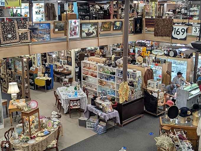 Every booth is its own little universe of treasures, and you've got all day to explore each one.