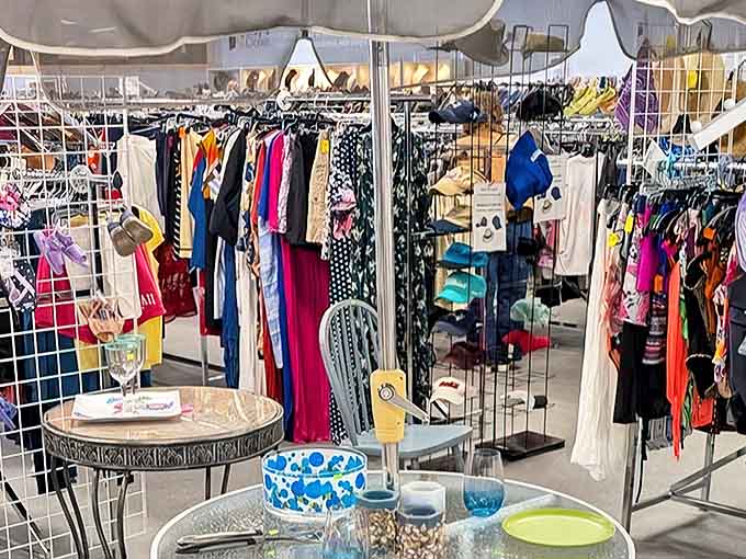 Explore endless aisles of colorful clothing and unique home decor at Corey’s Closet in Hooksett—the ultimate New Hampshire treasure hunt.