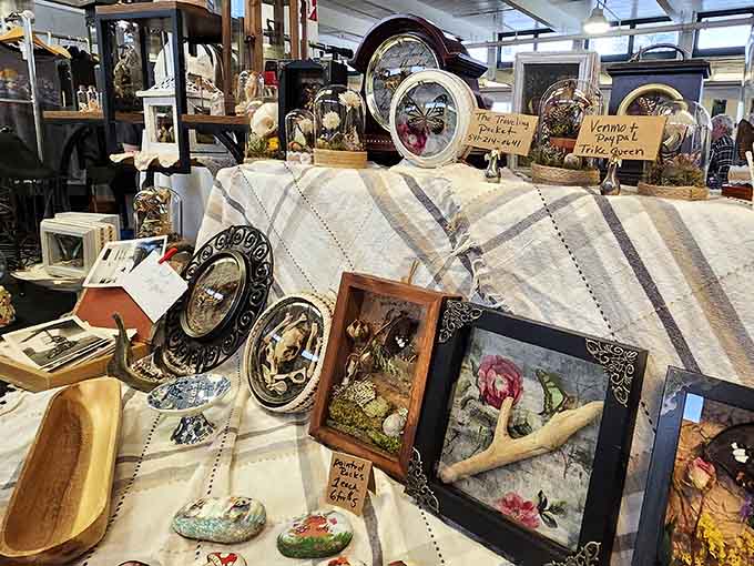 Vintage frames, decorative plates, and handcrafted treasures prove one person's attic cleanout is another person's design inspiration.