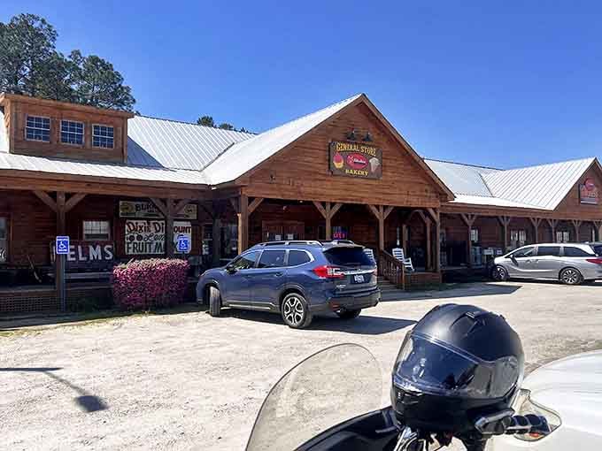 Bathed in Carolina sunshine, Shuler's "General Store" facade isn't putting on airs &ndash; it's the architectural equivalent of a firm handshake and a "come on in, y'all."