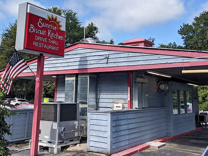 That cheerful red sign and humble shack have been calling breakfast lovers like a siren song for decades.