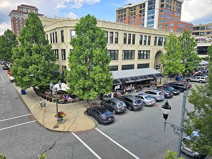 This historic downtown Asheville building houses one of North Carolina's most delightful literary secrets inside.