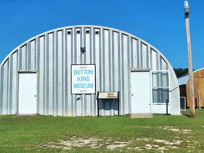 That humble metal exterior hides one of the most wonderfully weird collections in the entire South.