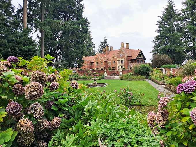 When a castle materializes through Pacific Northwest gardens, you know you've stumbled onto something magnificently unexpected.