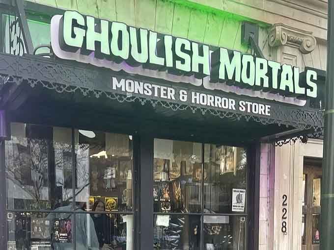 The storefront practically screams "abandon normalcy, all ye who enter here" in the best possible way.