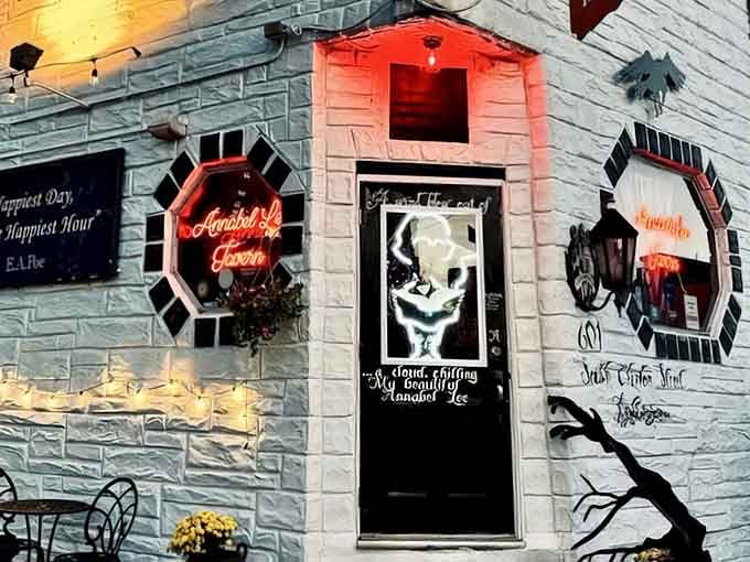 That painted facade isn't just decoration, it's a promise that something wonderfully weird awaits inside.