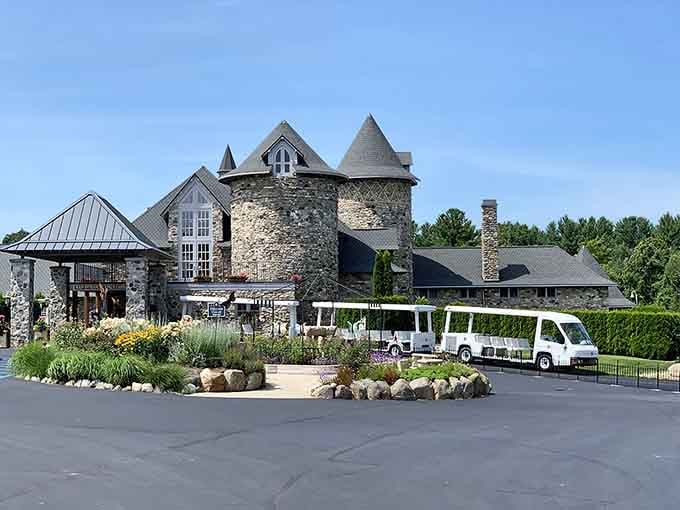 French Renaissance architecture meets Northern Michigan, and somehow it works better than you'd ever imagine possible.