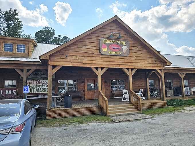 The rustic charm of Shuler's BBQ beckons from the roadside like a siren song to hungry travelers. This wooden temple of smoked meat promises salvation from mediocre meals.