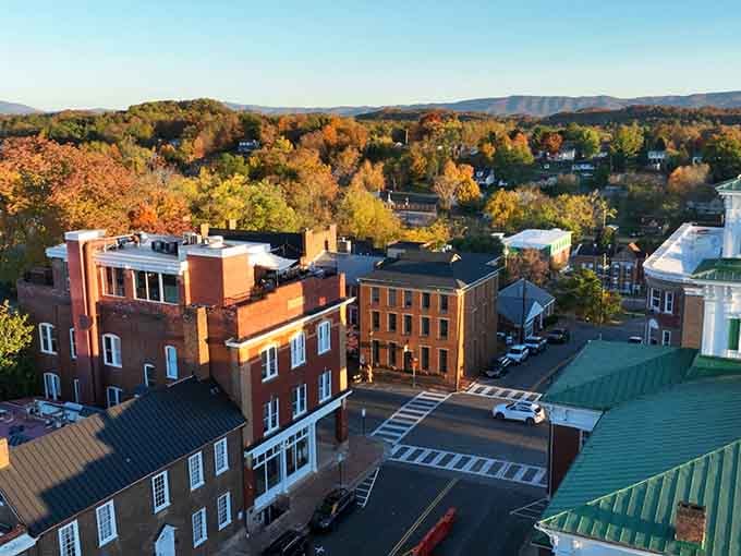 Main Street Abingdon looks like someone hit the "charm" button and forgot to stop pressing it.