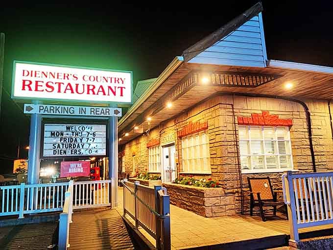 That welcoming glow says "come hungry, leave happy" louder than any neon sign ever could.