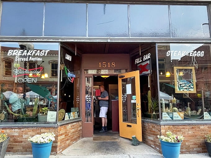 When a restaurant puts "BREAKFAST" in giant letters on the window, you know they're serious about the most important meal.