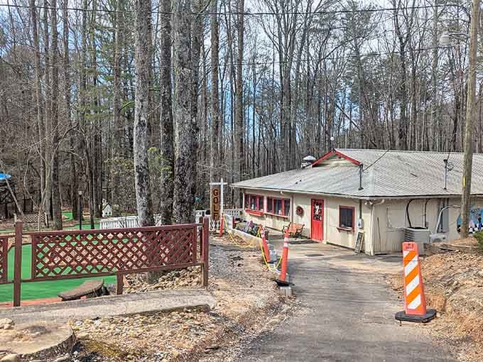 That charming exterior nestled in the pines isn't a mirage, it's your new favorite breakfast destination waiting to happen.