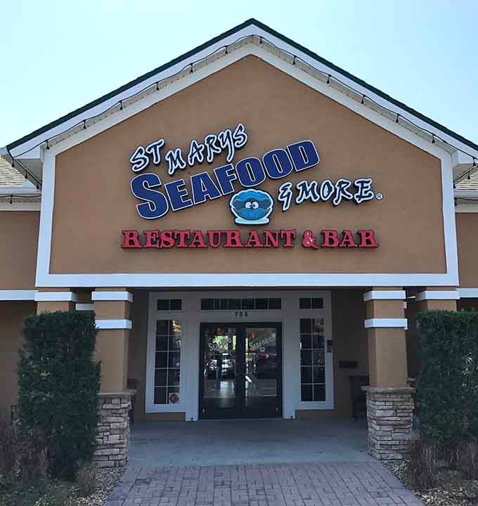 The unassuming exterior of St. Marys Seafood & More belies the culinary treasures within. Like finding a pearl in an oyster, this place is all about delicious surprises.