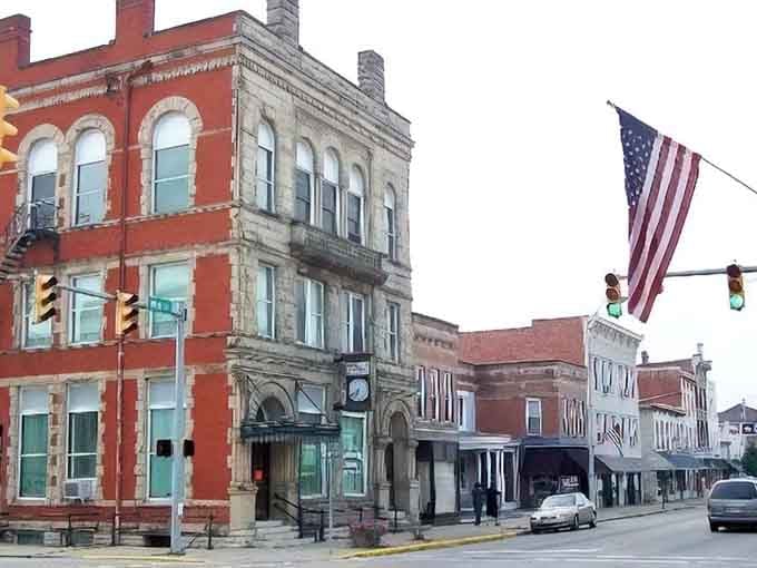 Downtown Brookville looks like it stepped out of a time machine and decided to stay awhile.