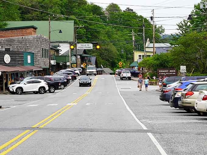 Main Street stretches out before you like a postcard come to life, complete with mountain views that'll make your heart skip.