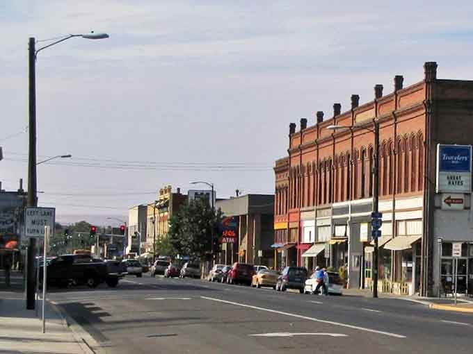 Pendleton's historic downtown looks like a movie set, but it's the real deal &ndash; brick facades that have witnessed over a century of Western stories.