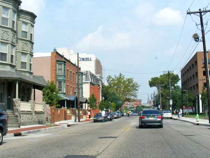 Classic Camden streetscapes feature distinctive architecture from various eras, showcasing the city's rich history alongside practical affordability for retirees.