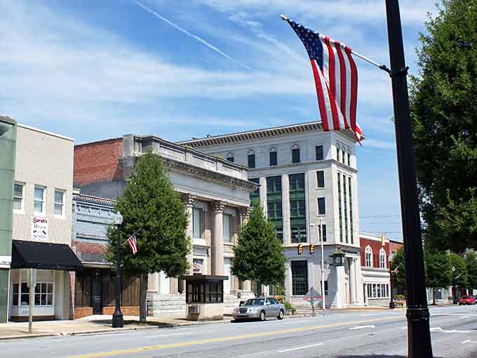 Downtown Kinston's historic architecture proves that charm doesn't require a mortgage-sized price tag to enjoy daily.