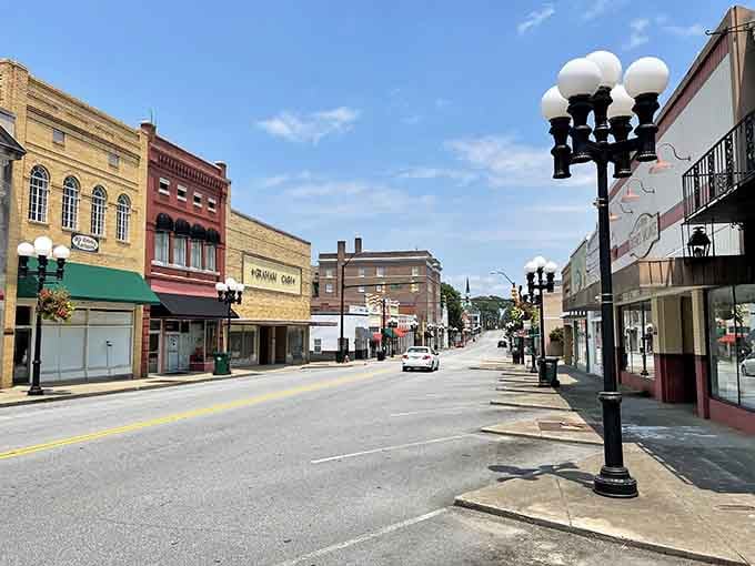 Main Street Union shows off its historic bones with those classic storefronts that developers can't replicate no matter how hard they try.