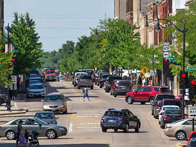 Downtown Oshkosh offers that rare urban alchemy &ndash; historic architecture with actual humans walking around enjoying it. No zombie apocalypse here!