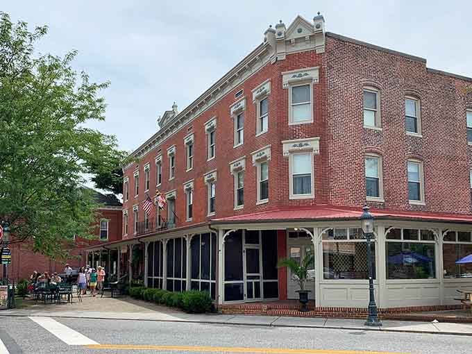 Those brick buildings have witnessed more history than most museums, and they're still standing proud.