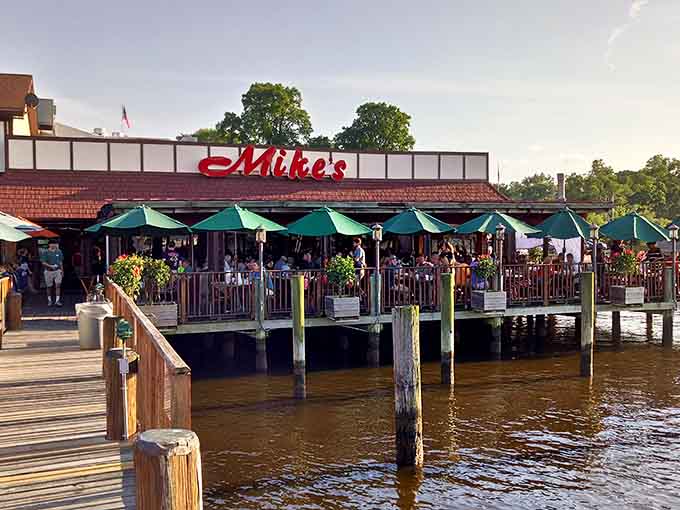 That Tudor-style exterior isn't fooling anyone, this is where serious crab lovers come to worship at the altar of Old Bay.