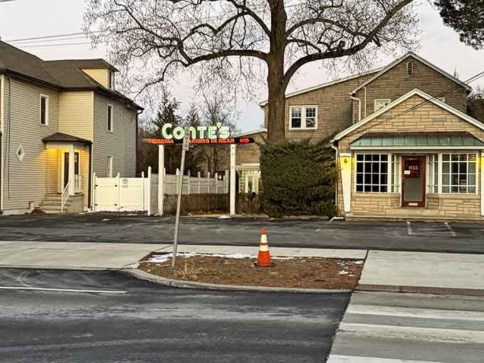 The unassuming exterior proves the best treasures don't need flashy packaging, just decades of delicious reputation.