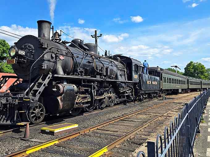 These historic steam engines are ready to take you back in time for a scenic ride through Connecticut.