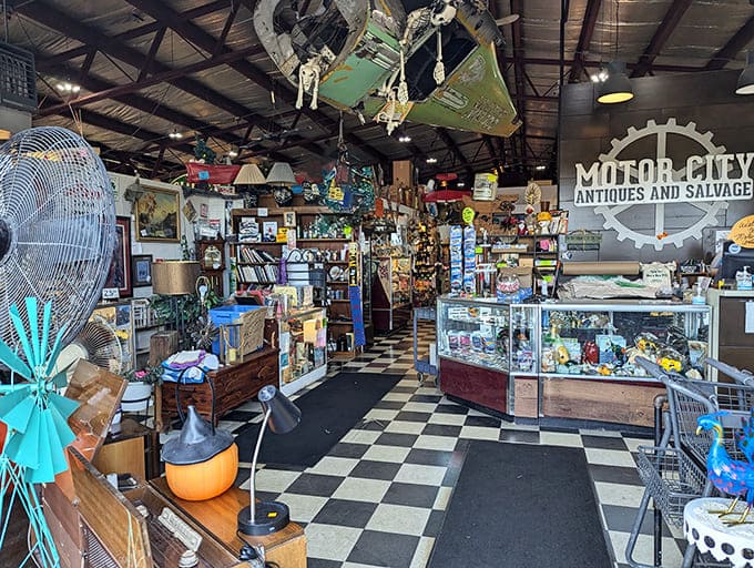 From vintage fans to antique furniture, this eclectic wonderland proves that one person's attic cleanout is another's decorating goldmine.