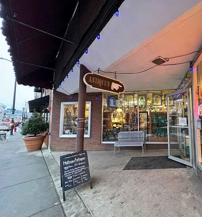 That welcoming storefront is your gateway to hours of vintage discoveries you didn't know you needed.