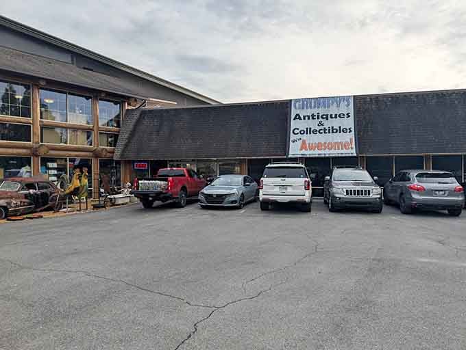 The sign doesn't lie&mdash;"Awesome" is exactly what you'll find at Grumpy's, where even the parking lot offers a preview of the nostalgic journey waiting inside.