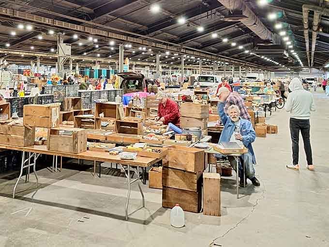 Rows of vendor tables stretch into the distance like a treasure hunter's dream come true at Louisville's favorite monthly gathering.