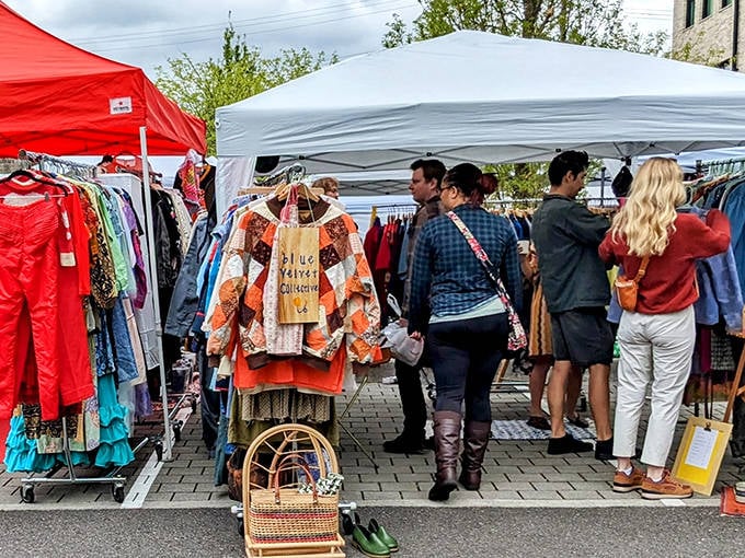 Fashion archaeology at its finest&mdash;shoppers sift through colorful layers of history, hunting for that perfect piece that speaks to them.