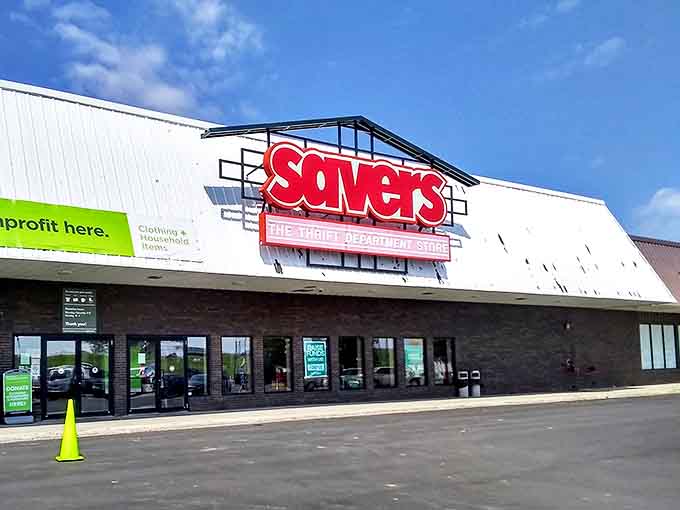 Savers proudly announces itself as "The Thrift Department Store," a fitting title for this cathedral of secondhand shopping where North Dakotans find both bargains and bragging rights.