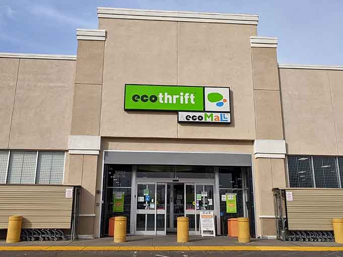 That bright green sign isn't just calling you in, it's practically begging you to discover your next favorite thing.