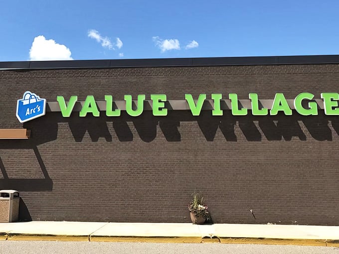 That bright green signage isn't just catching your eye, it's calling treasure hunters from across the state to thrift paradise.