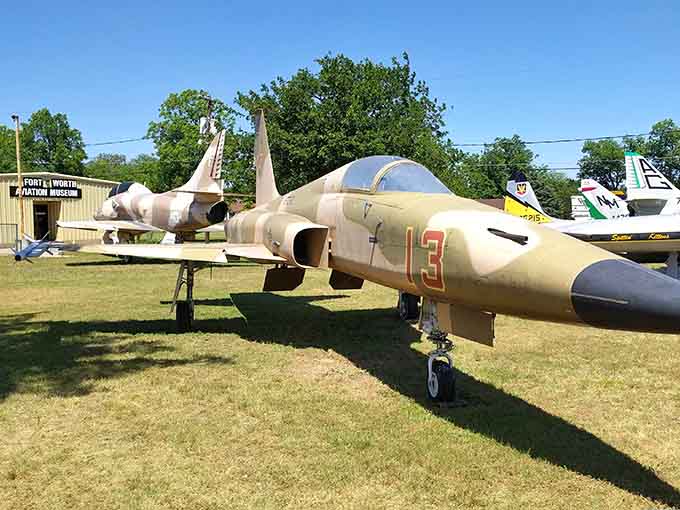 That desert camouflage fighter jet isn't a mirage; it's your ticket to aviation history on Texas soil.