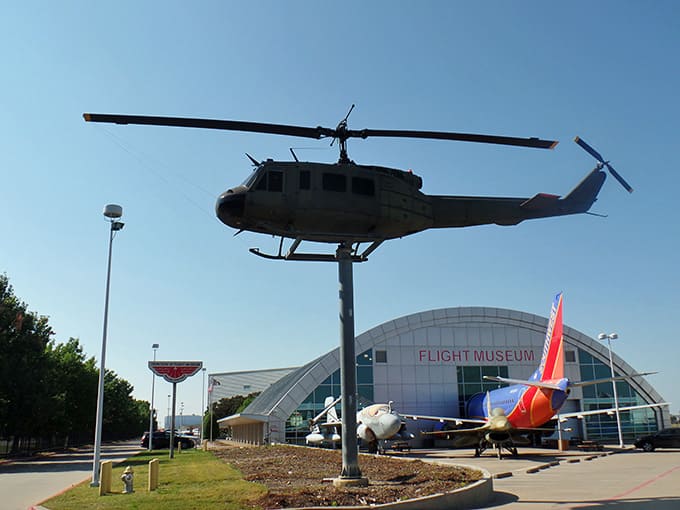 The exterior view shows just how impressive this aviation treasure really is from the outside looking in.