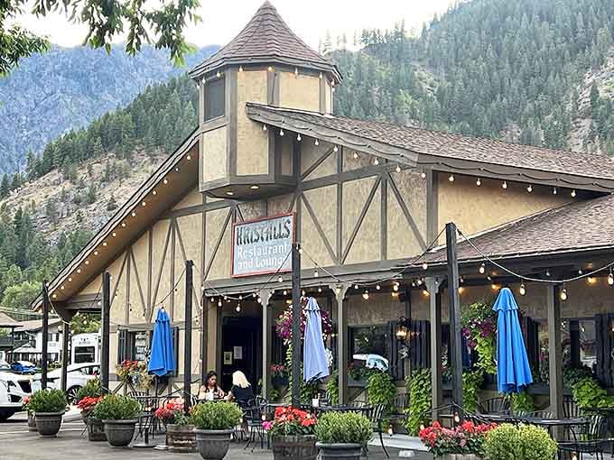 Nestled against the dramatic Cascade Mountains, Kristall's looks like it was plucked straight from a Bavarian postcard and dropped into Washington's alpine wonderland.