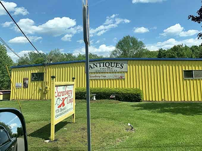 See that yellow exterior? It's like a beacon for anyone who's ever wanted to own something with actual history.