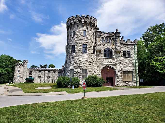 That's not a movie set, folks—that's an actual castle sitting pretty on Long Island's North Shore.