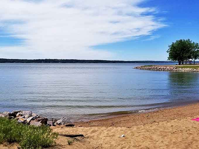The shoreline at Lewis and Clark Recreation Area offers that rare combination of serenity and adventure&mdash;where the Missouri River transforms into a sprawling blue playground.