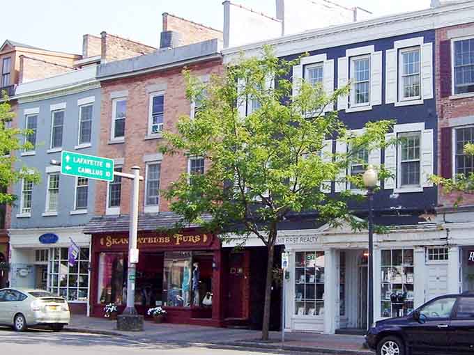 The kind of main street where you half-expect Jimmy Stewart to round the corner, tipping his hat to neighbors who still know the difference between haste and happiness.
