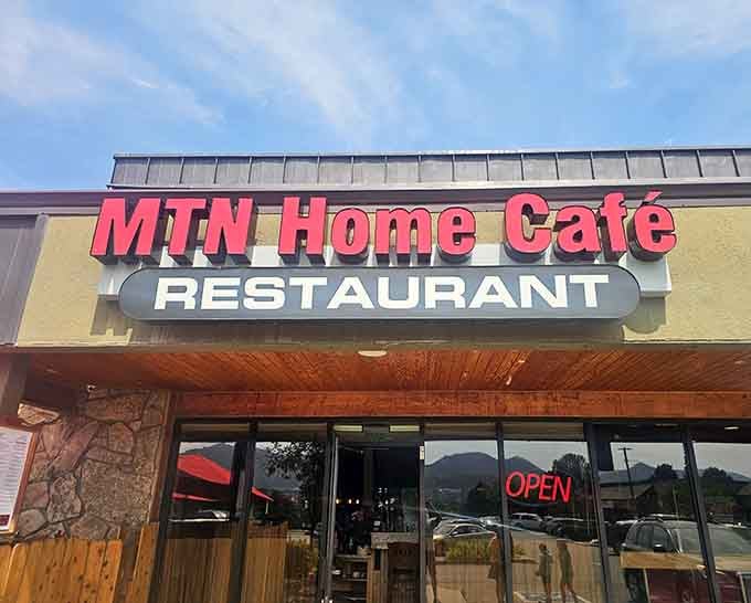 When a restaurant displays "OPEN" this prominently, they know exactly what treasure awaits inside those doors.