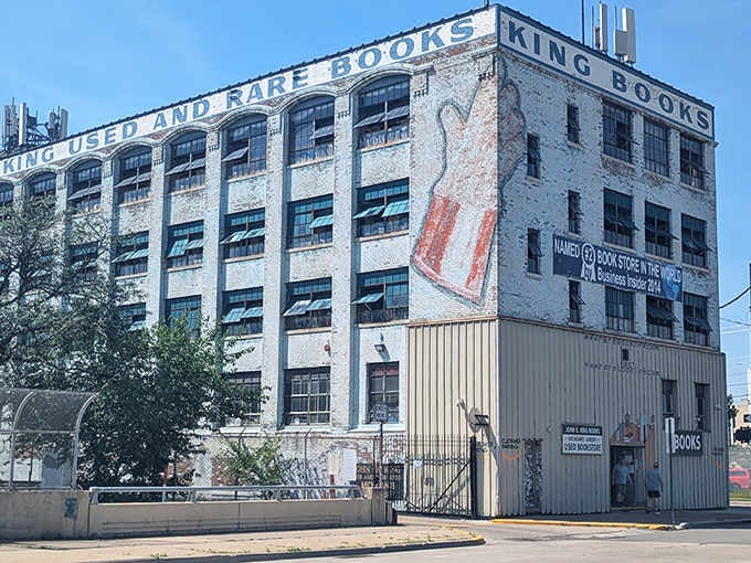 This magnificent brick fortress of literature stands proud on Lafayette Boulevard, beckoning book lovers from miles around.